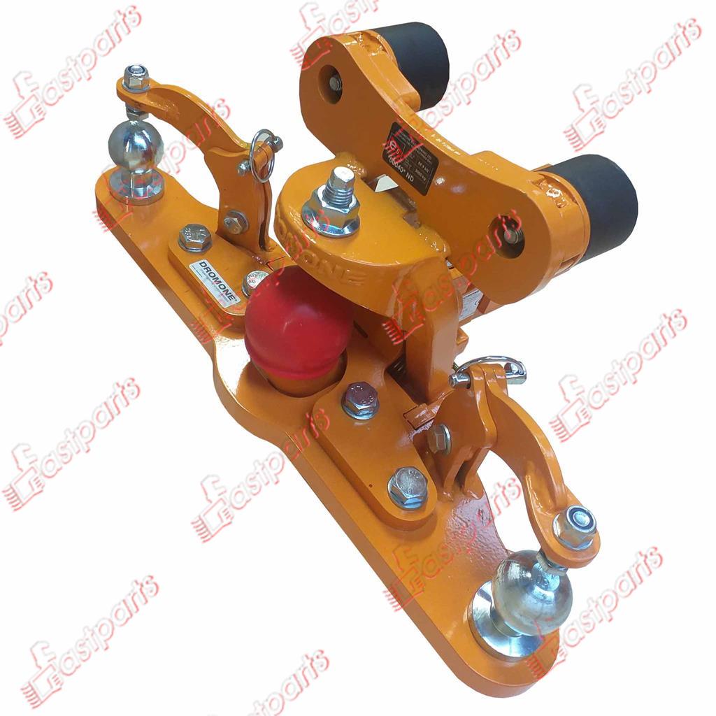 DROMONE BALL HITCH 90X90 C/S DOUBLE 750-00625-00 - Grassland Agri
